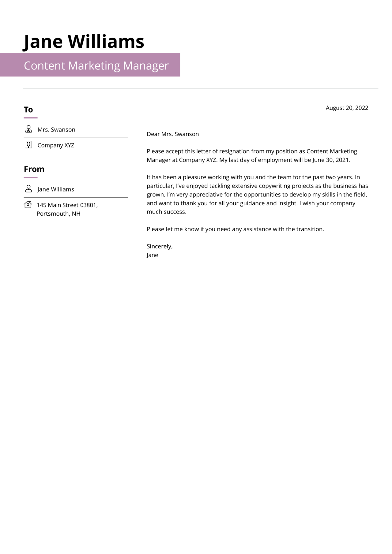 How To Write A Professional Resignation Letter With Samples 2023 